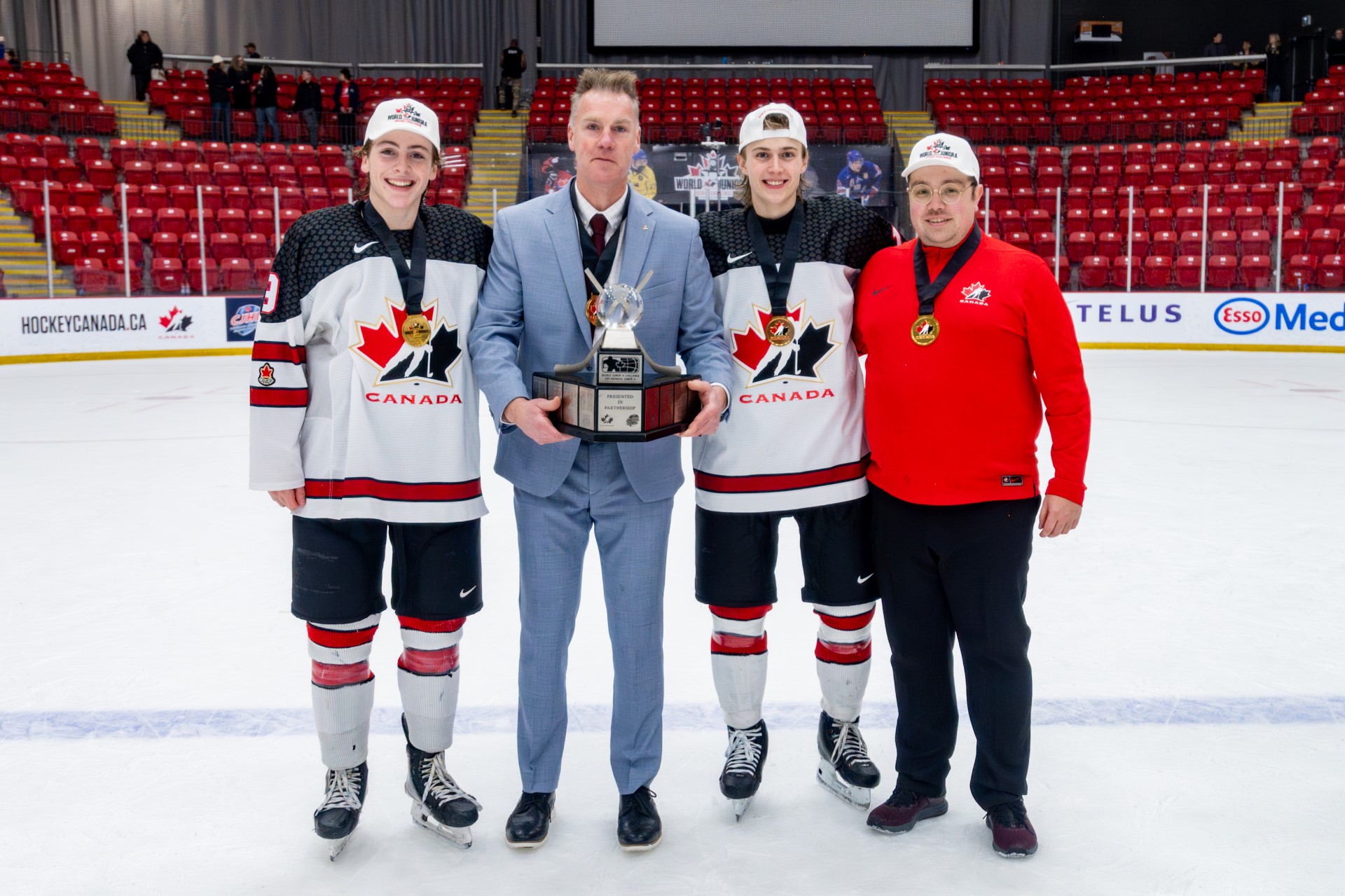 Barney, Van Blaricom, Buckberger, and Savill win gold with Team Canada ...