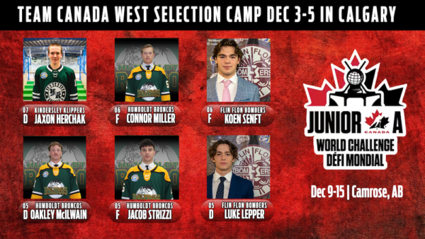 Six SJHLers named to Canada West’s Final Selection Camp squad ...